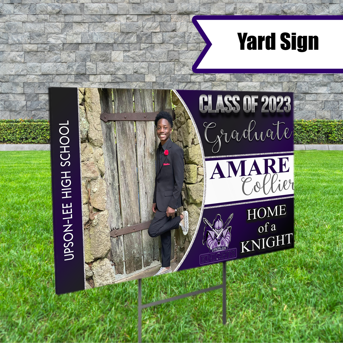 Custom Graduation Yard Sign – Nylah J. Custom